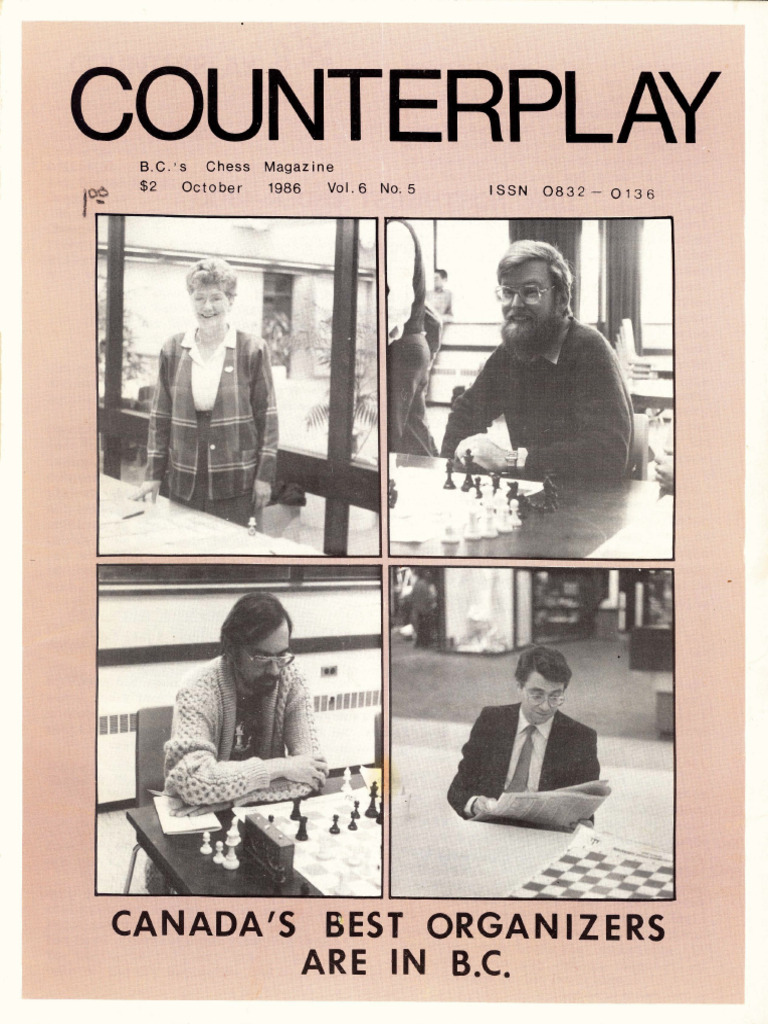 Counterplay Chess Magazine 1986-10, Vol. 6 No. 5 | PDF
