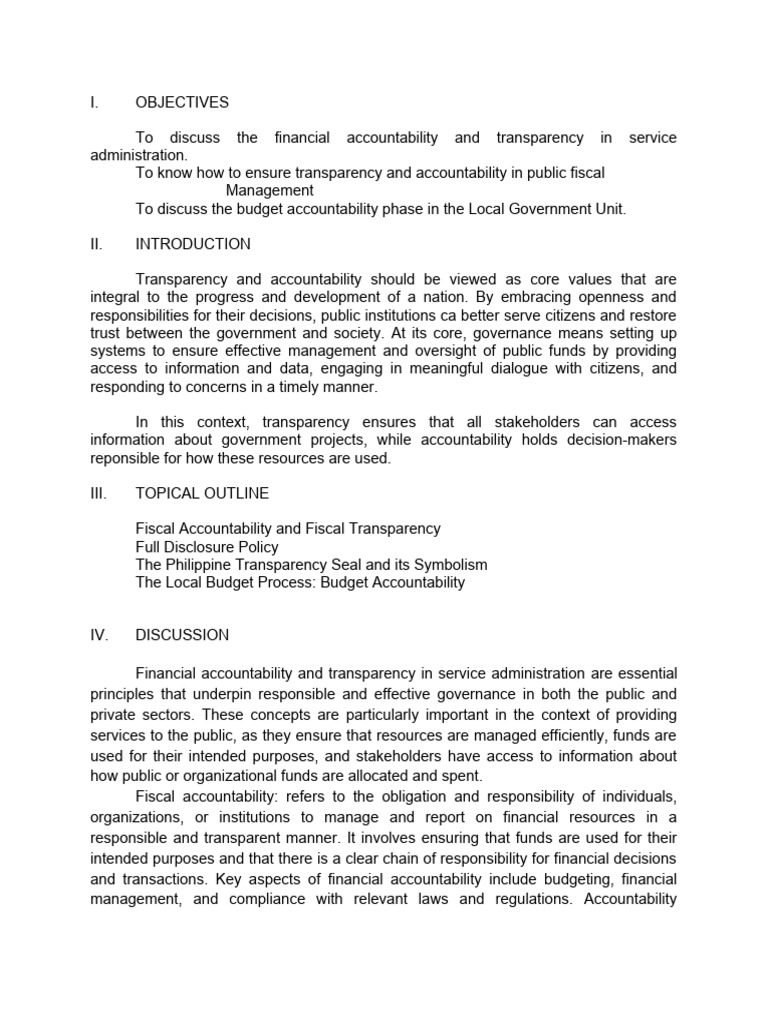 Resource Allocation and Budget Management | PDF | Governance ...