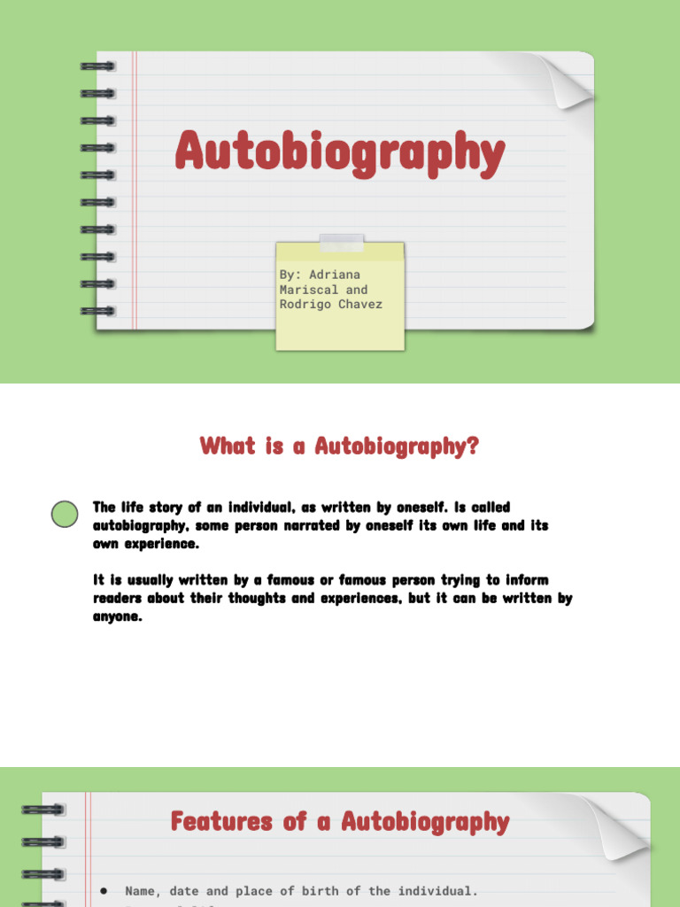 Presentation (Autobiography) | Download Free PDF | Biography ...