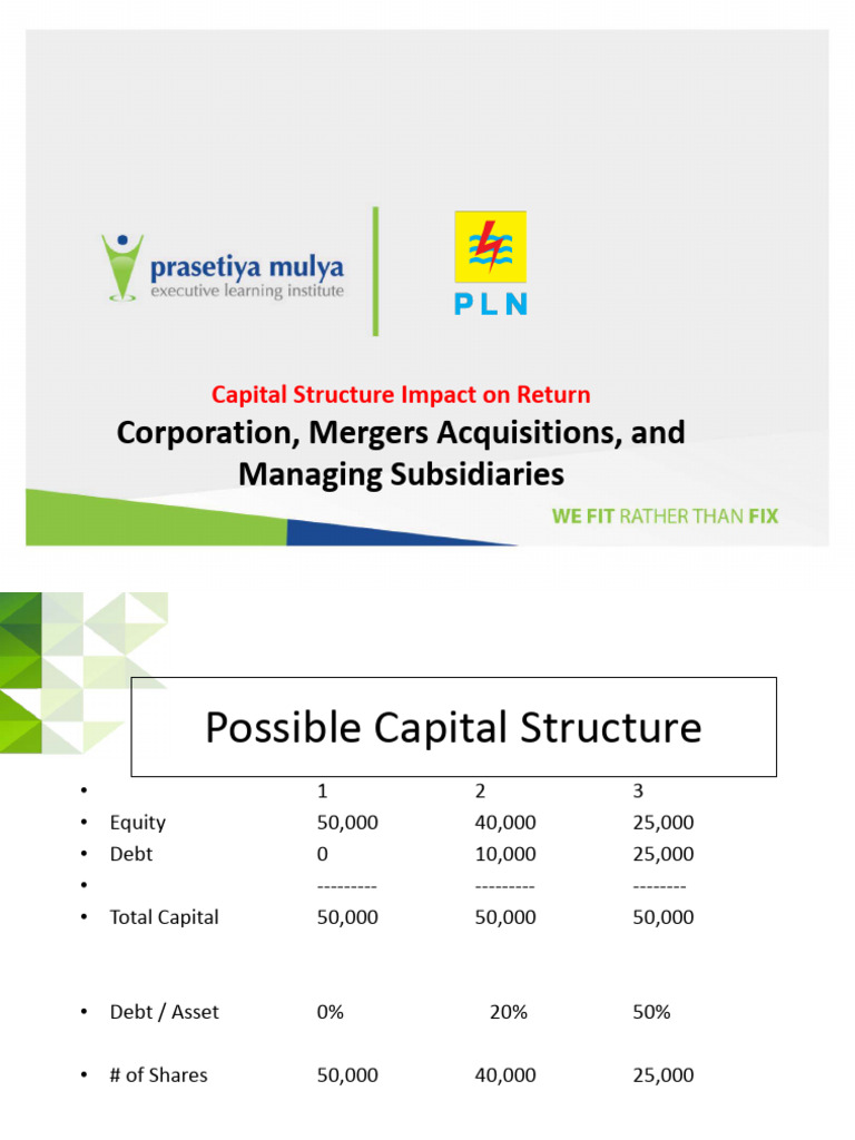 Pln-Cmams - Capital Structure Impact On Return | PDF | Capital ...