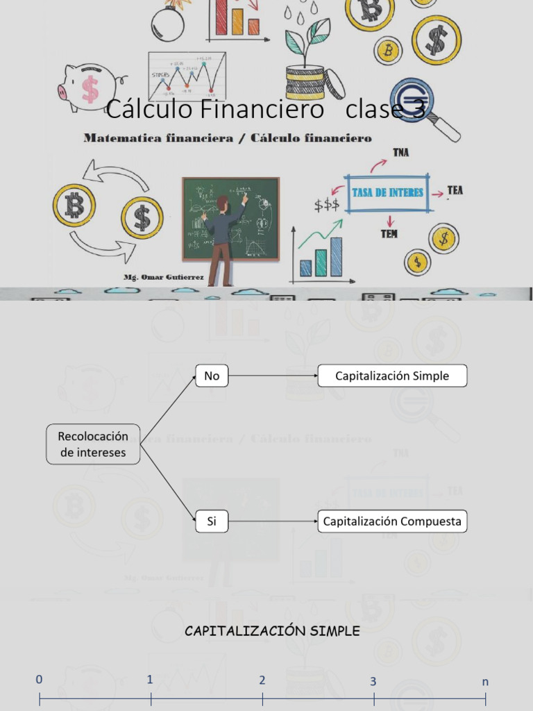 Calculo_financiero_clase_3 | PDF | Tasas de interés | Interés compuesto