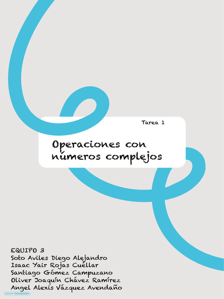 Operaciones Con Números Complejos | PDF