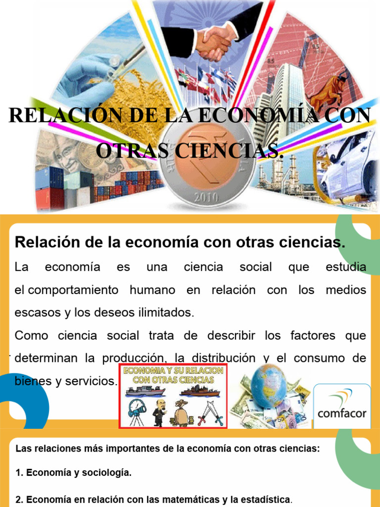 Relación de La Economía Con Otras Ciencias | PDF Relación de La Economía Con Otras Ciencias | PDF