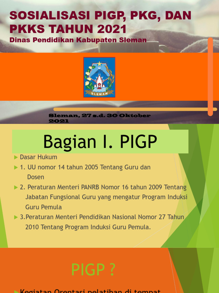Materi Sosialisasi Pigp PKG PKKS 2021 Jenjang SD | PDF