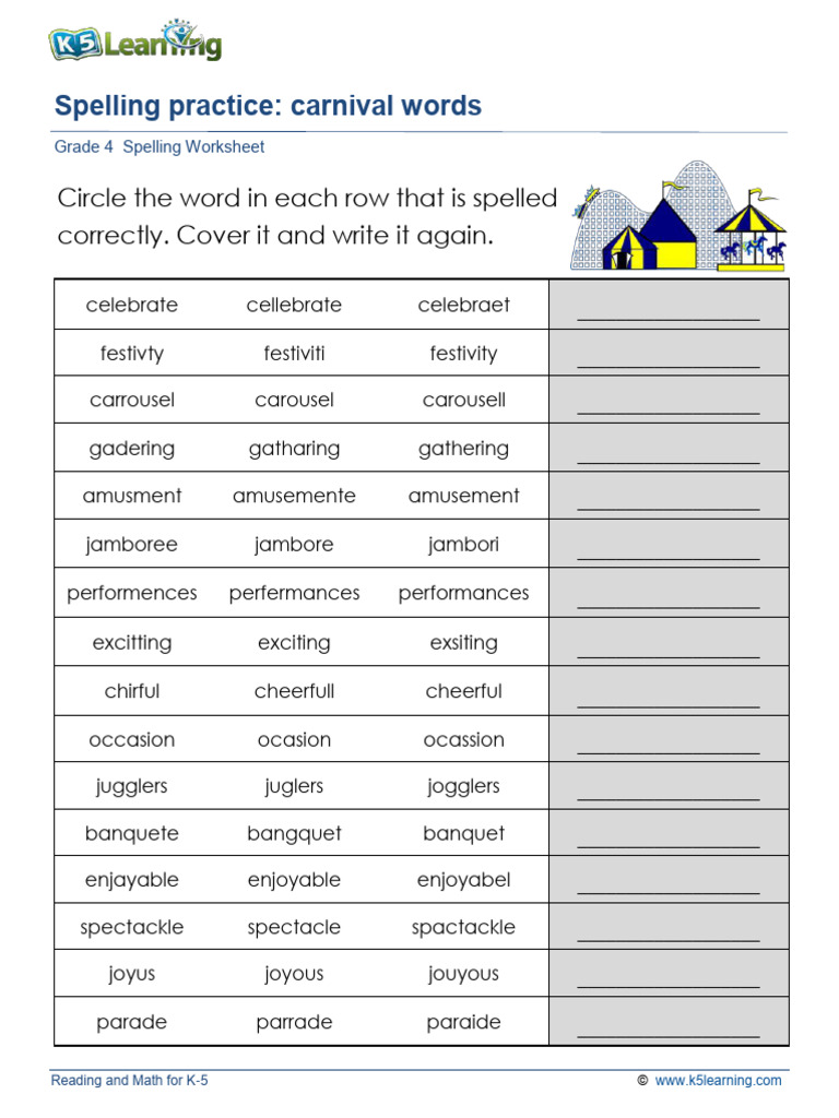 grade-4-spelling-practice-6bc | PDF