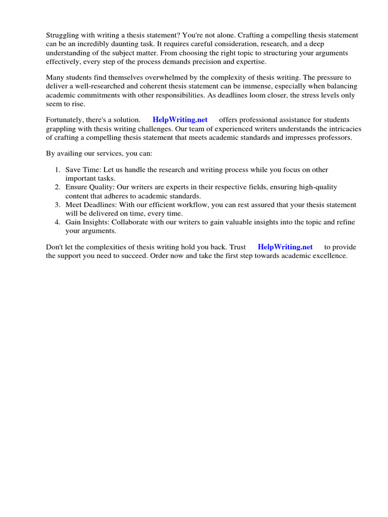 Summary Writing Thesis Statement | Download Free PDF | Essays | Thesis