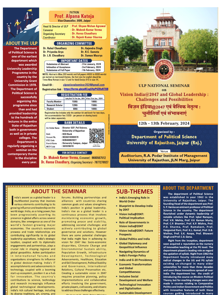 ULP Seminar Brochure | PDF