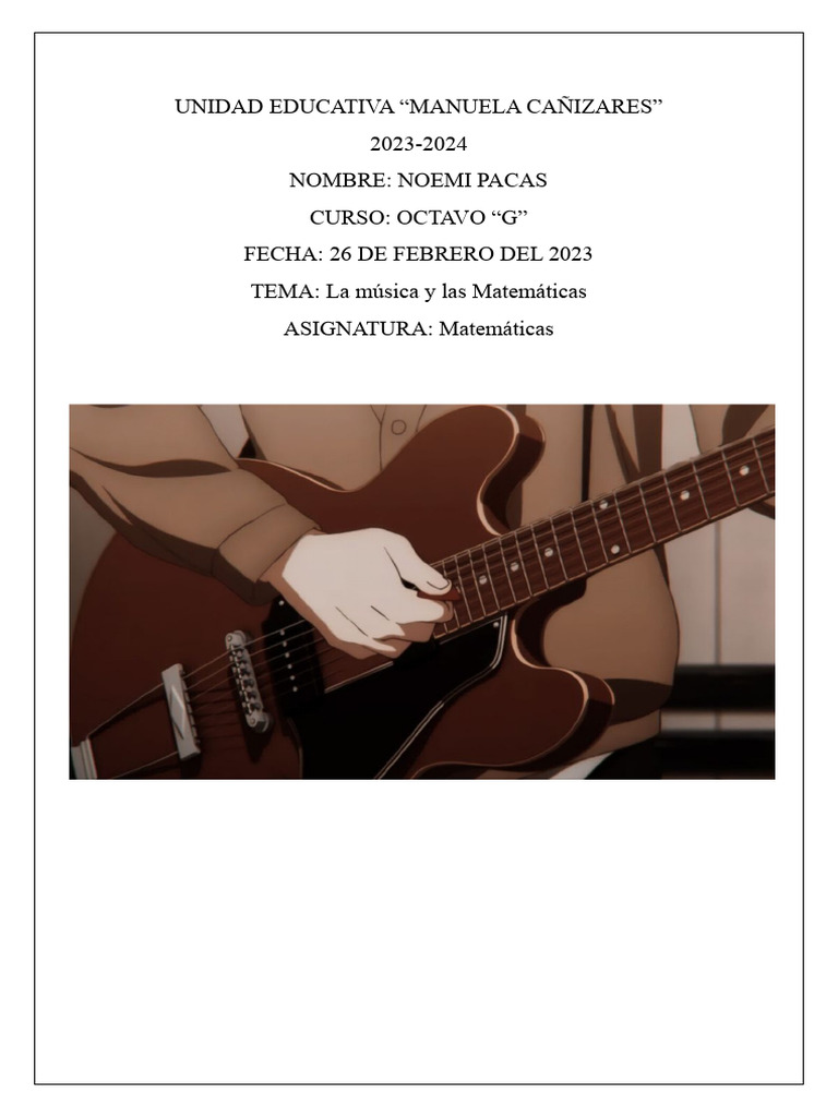 UNIDAD EDUCATIVA (Recuperado Automáticamente) | PDF | Clave | Ritmo