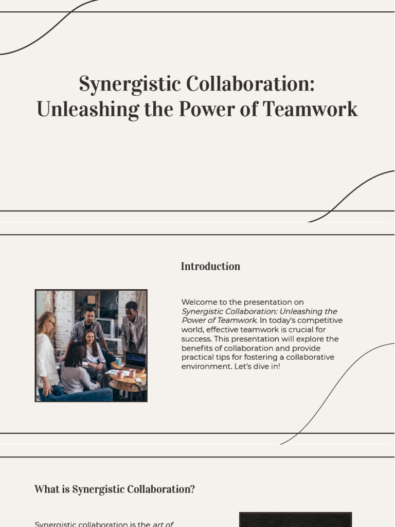Wepik Synergistic Collaboration Unleashing The Power of Teamwork ...