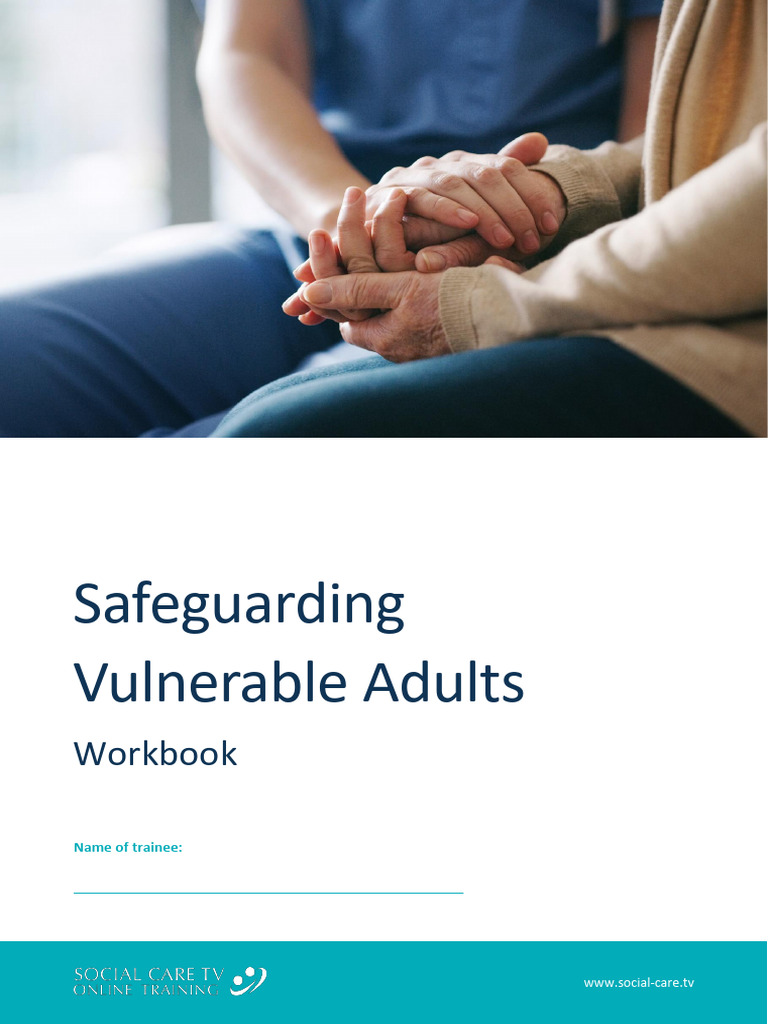 Safeguarding Vulnerable Adults Workbook | PDF | Domestic Violence | Risk