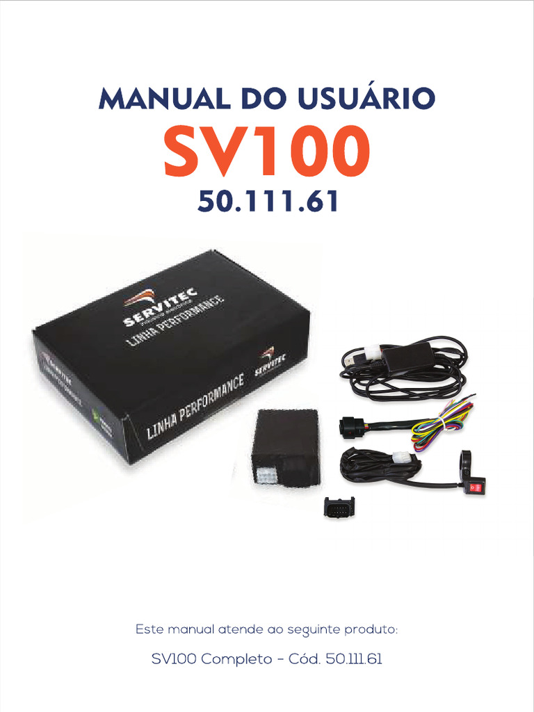 Manual SV100 Com DIAGRAMA | PDF