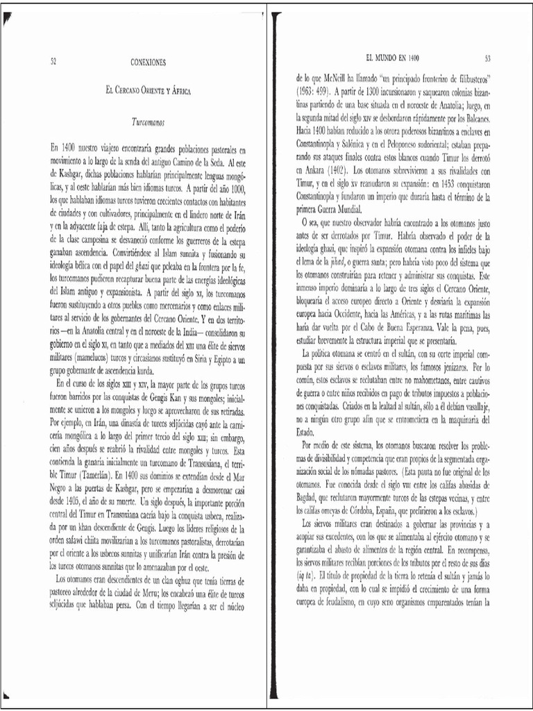 Conexiones El Mundo en 1400 | PDF