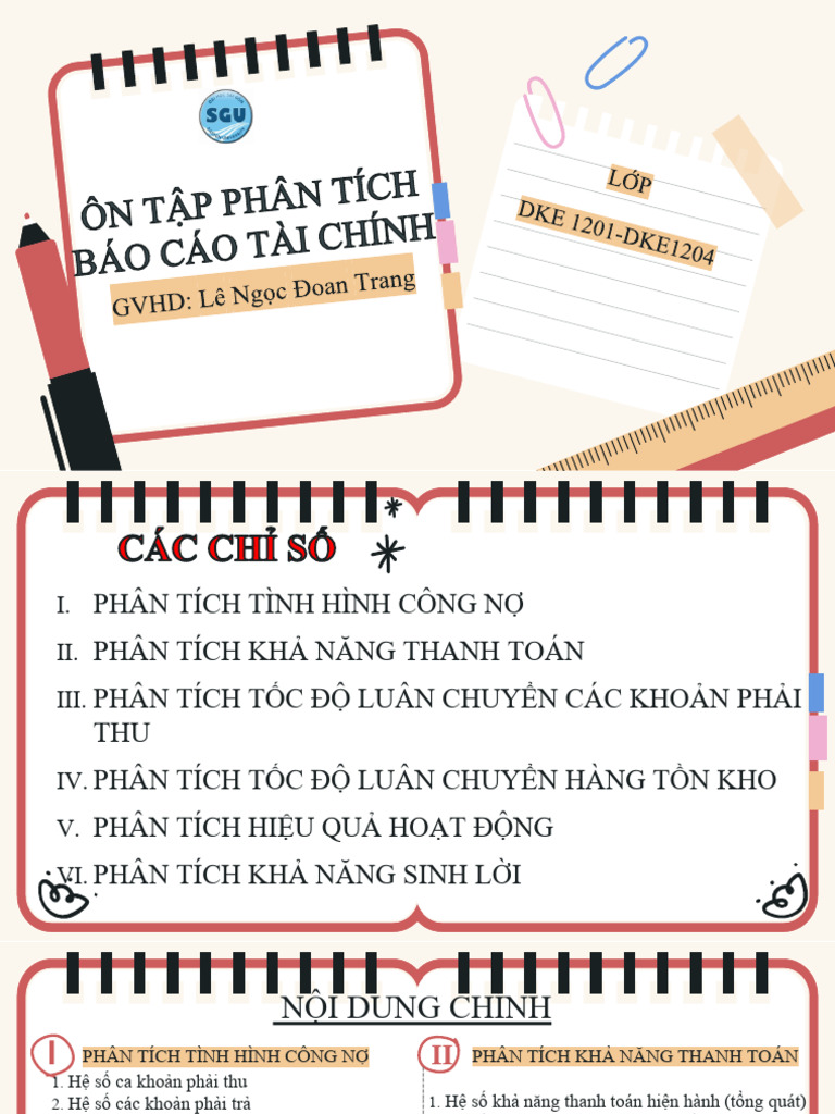 2023 12 01 - On Tap Phan Tich BCTC DN | PDF
