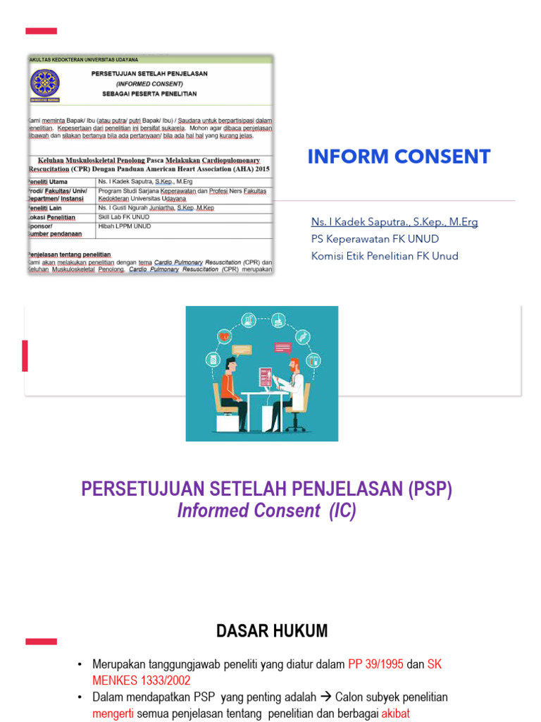 Inform Consent1 | PDF | Pengembangan Diri