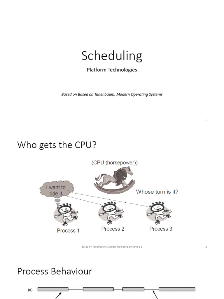 CPU Scheduling Algorithms Guide | PDF | Computers