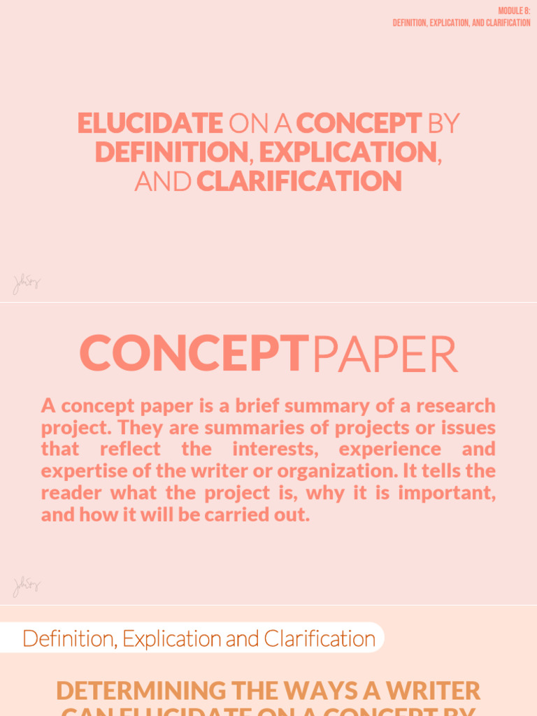 Eapp Module 8 PPT With Perf Task | PDF | Definition | Concept