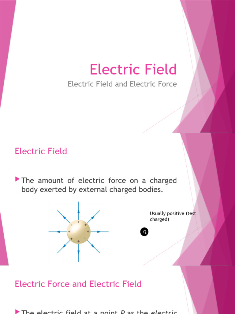 Electric Field | PDF