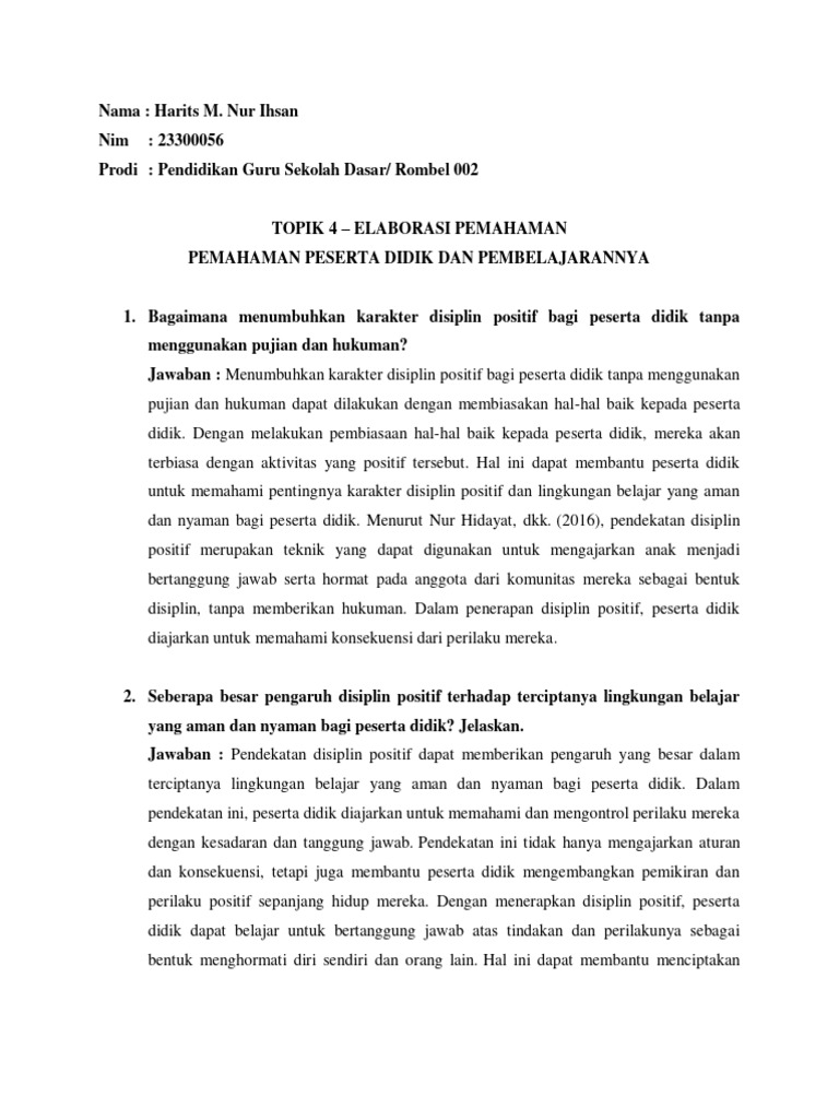 Topik 4 Elaborasi Pemahaman Ppdp Pdf