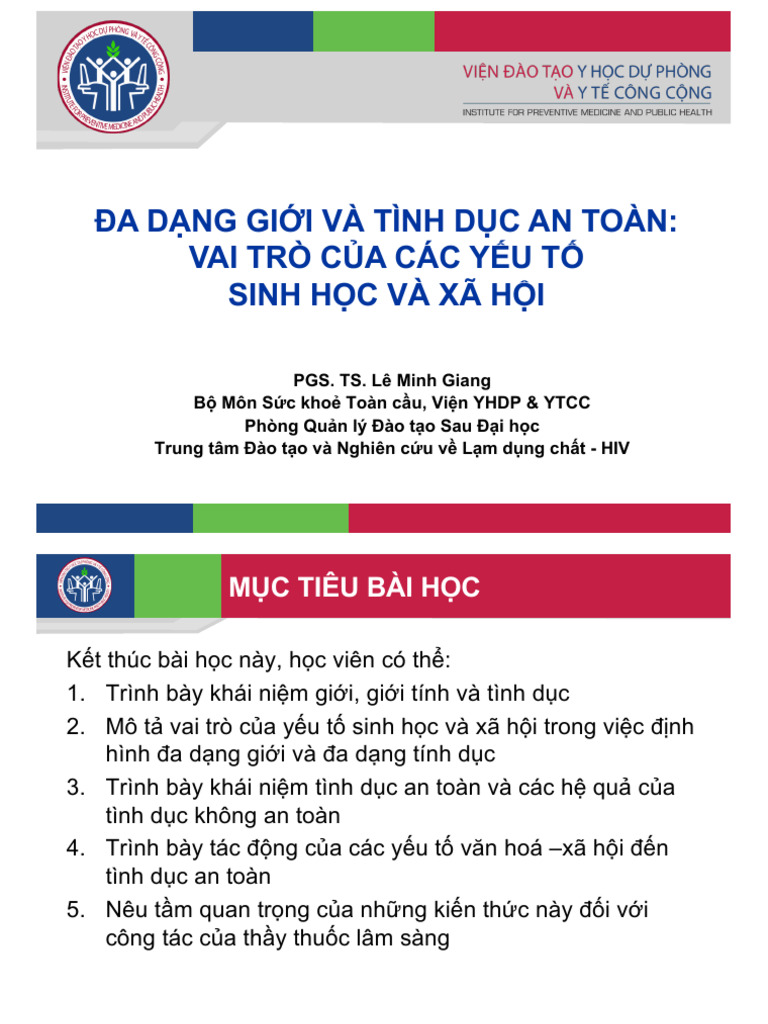 TBL 6 & 7. Gioi Tinh Va Tinh Duc - BSDK 2020 | PDF