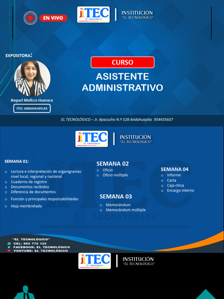 Redaccion Administrativa Itec | PDF