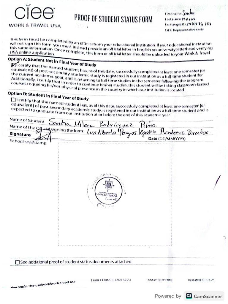 Proof of Student | PDF