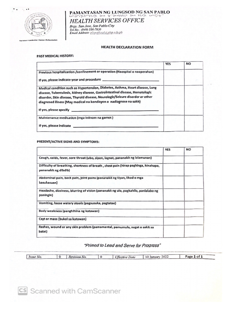 Medical Forms | PDF