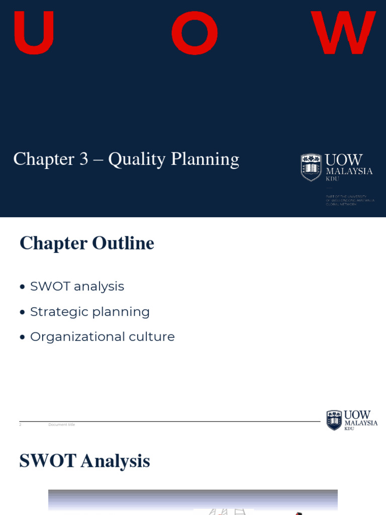 L3 Quality Planning | PDF