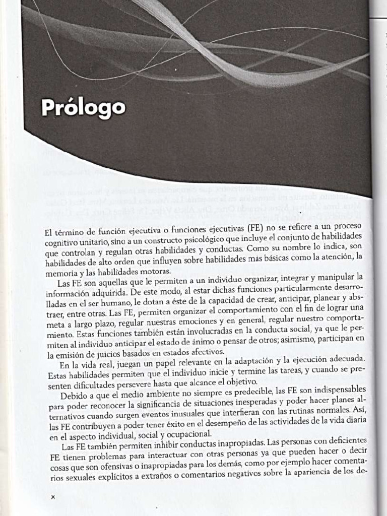 Funciones Ejecutivas | PDF