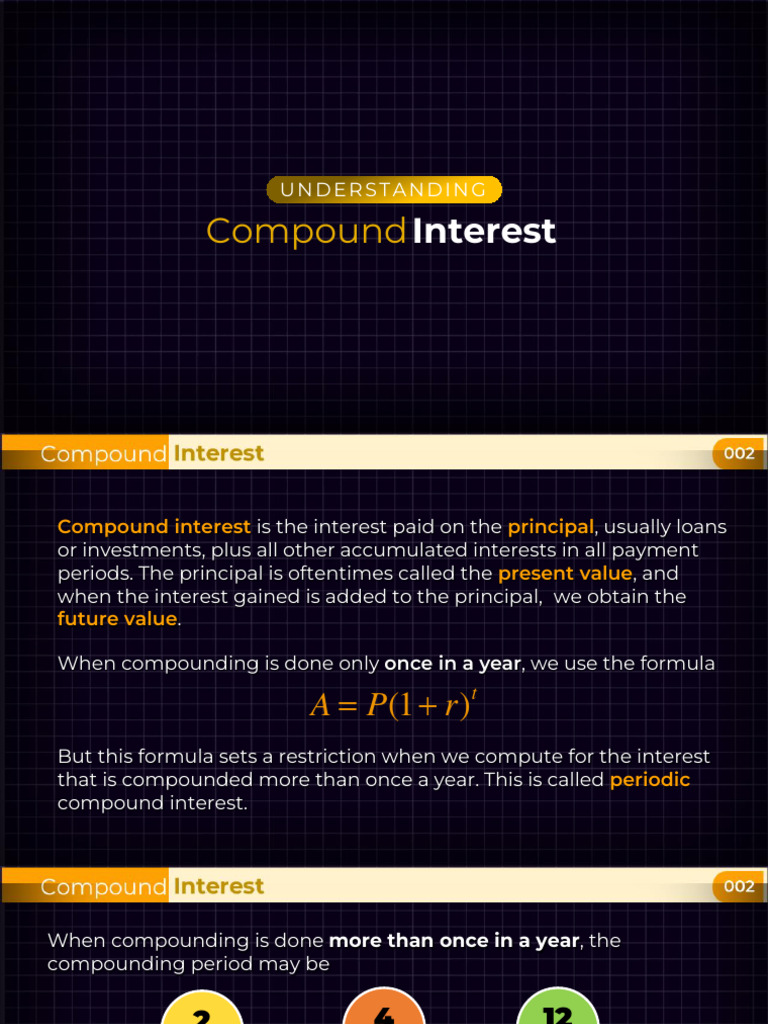 Compound Interest | PDF