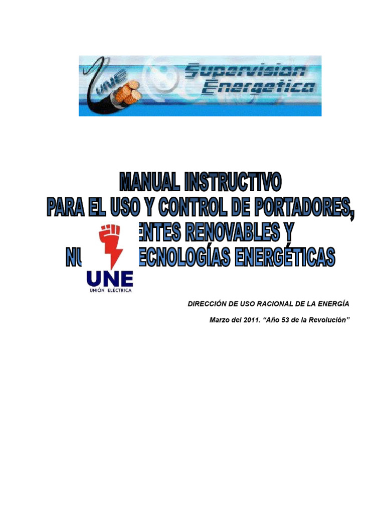 20110415_MANUAL INSTRUCTIVO..._(IMPRIMIR) | PDF | Energia electrica ...
