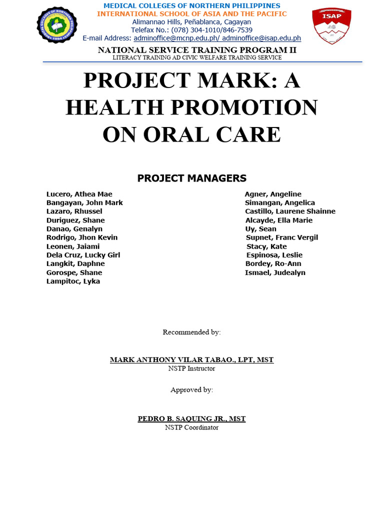 Project Mark 1 | PDF