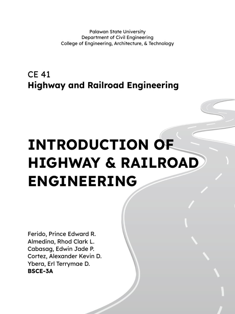 Module 1 Introduction To Highway and Railroad Engineering 1 | PDF ...