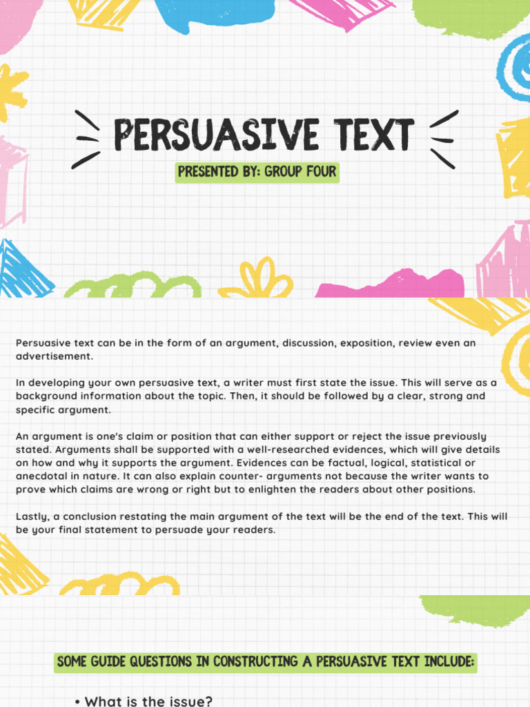 Persuasive-Text | PDF