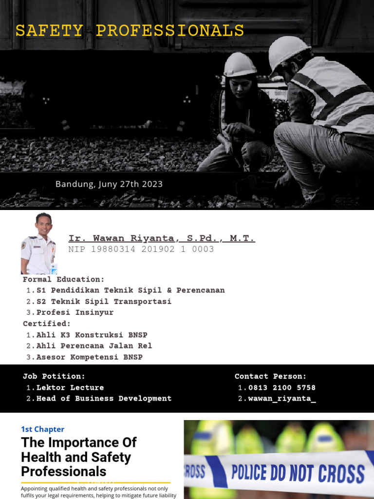 Safety Professionals | PDF