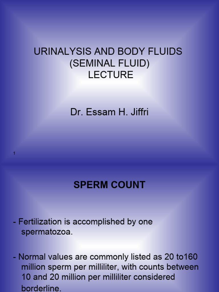 5769 - Seminal Fluid Two | PDF | Wellness