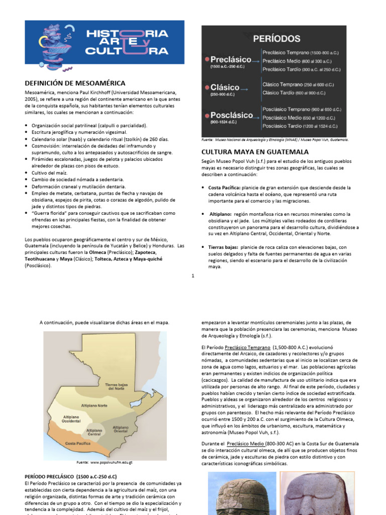 4 - Lectura Cultura Maya | PDF