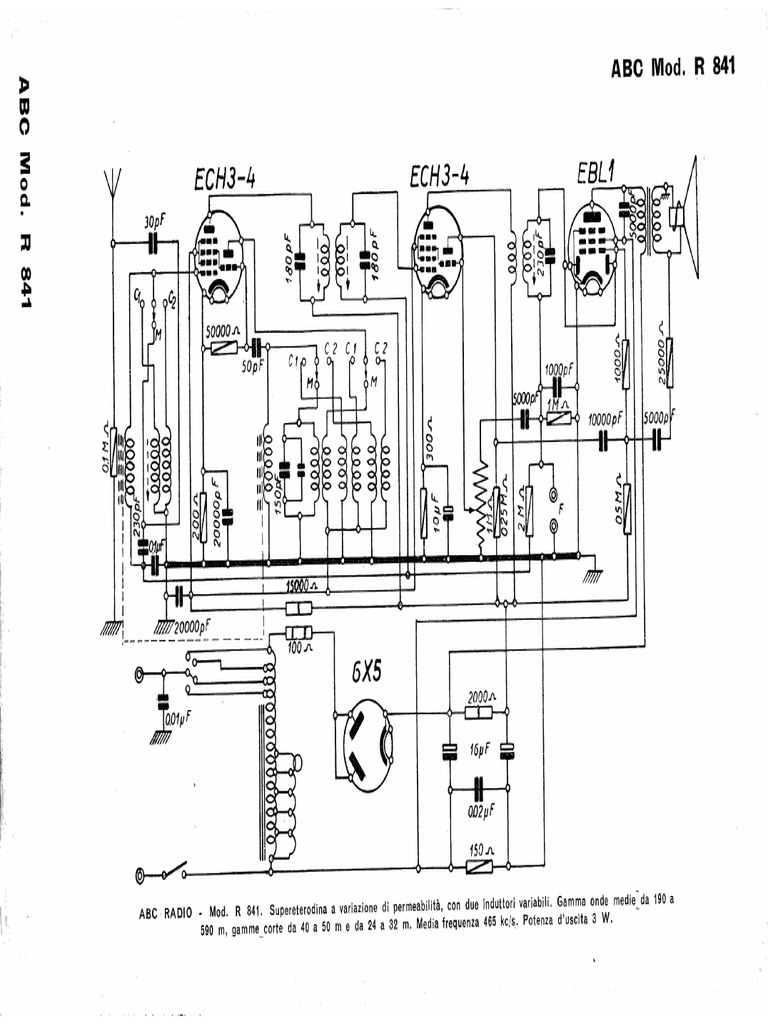 ABC Radiocostruzioni R841 | PDF