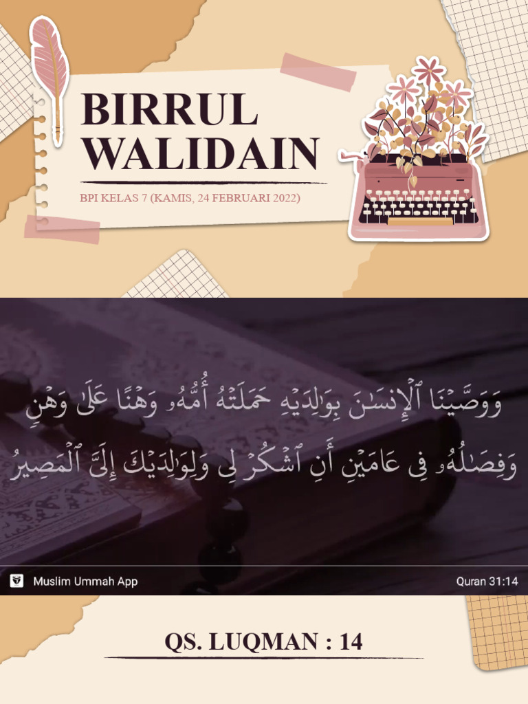 Birrul Walidain | PDF