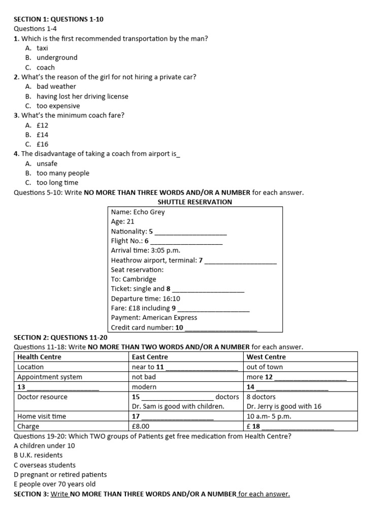 IELTS Mock Test | PDF
