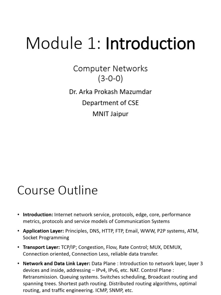 CN_Module-1 | PDF | Computer Network | Port (Computer Networking)