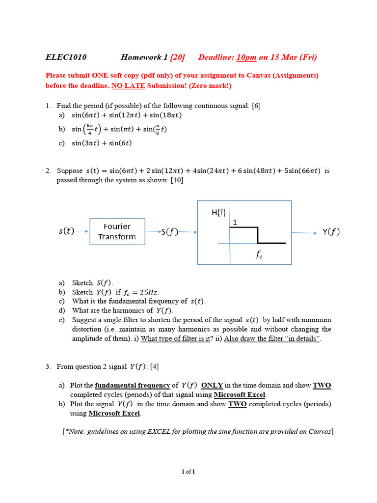 Homework 1 | PDF