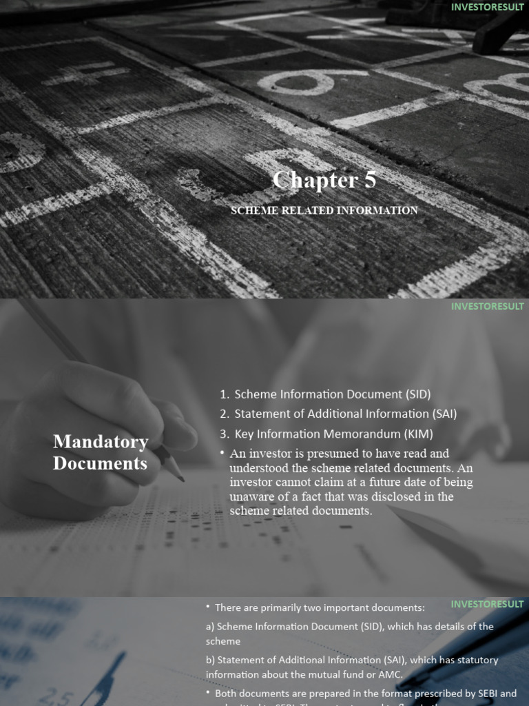 NISM Series 5A Chapter 5 | PDF | Investment Fund | Mutual Funds