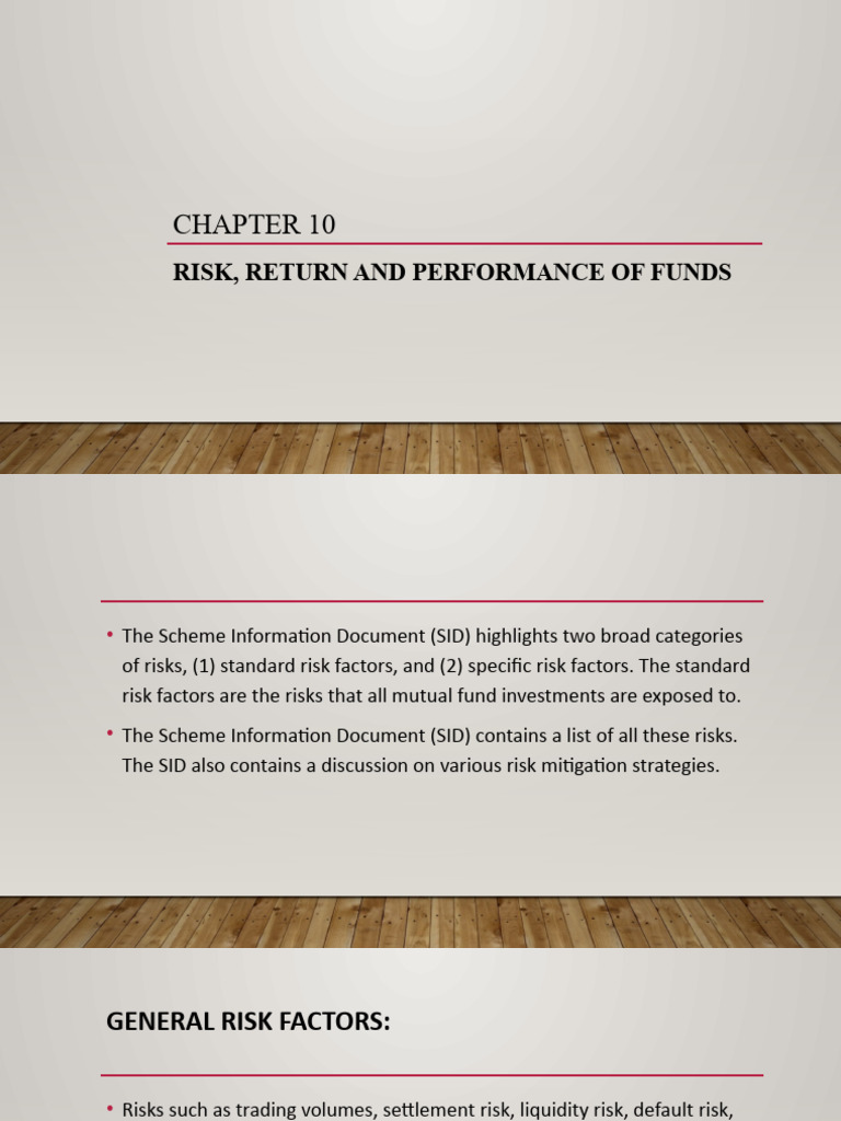 Mutual Fund Risk and Performance Insights | PDF