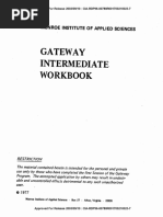 Gateway Intermediate Workbook - Monroe Institute | PDF