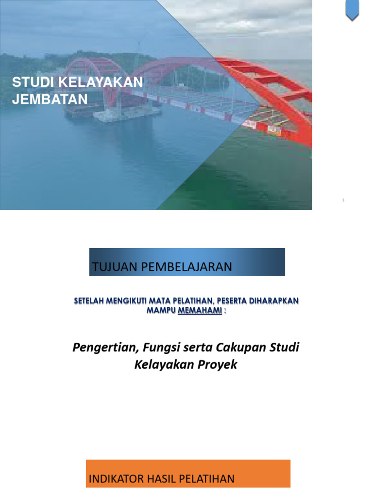 Studi Kelayakan Jembatan | PDF