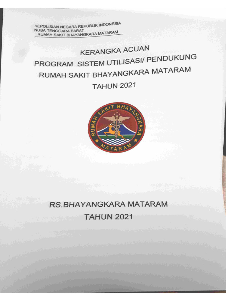 Kerangka Acuan Program Sistem Utilisasi | PDF