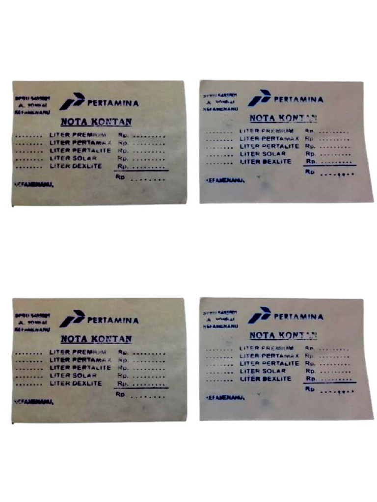 Nota Pertamina | PDF