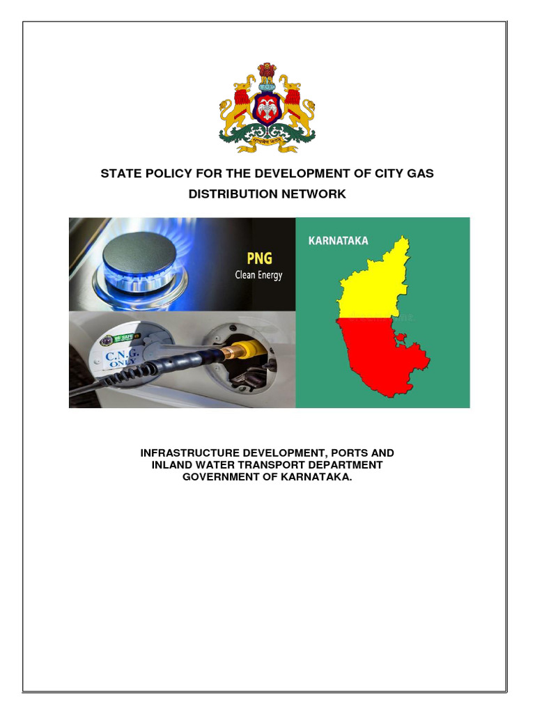 Karnataka City Gas Distribution Policy | PDF | Natural Gas | Liquefied ...