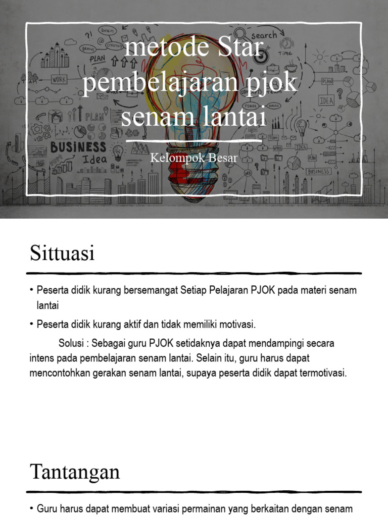 Analisis Metode Star Senam Lantai | PDF