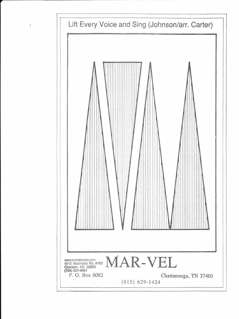 Roland Carter Lift Every Voice - and - Sing | PDF